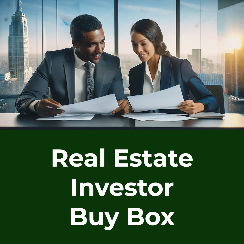 Investment Real Estate Buy Box - Coffee Real Estate - Dan Parisi